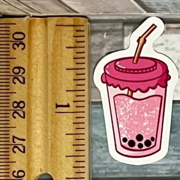 Office | 110 Boba Tea Reusable Waterproof Vinyl Sticker Decal | Poshmark